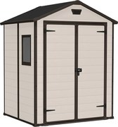 Zahradní domek Keter Manor 6x5 DD - 185 x 152 x 226 cm - Beige