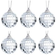Plastové vánoční koule v sadě 6 ks ø 4 cm Mirror Ball Mini – Sass &amp; Belle
