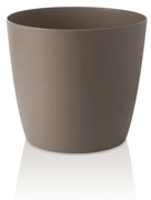 Gardenico Květináč Ella Twist 'n' Roll taupe, 30 cm, 30 cm