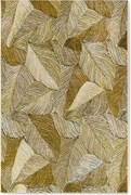 Villeroy & Boch Kusový koberec 106059 Gold, Black – na ven i na doma, 200x285, žlutá, chodba / předsíň