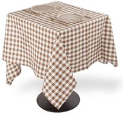 Bavlněný ubrus 150x150 cm Gingham – Tiseco Home Studio