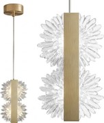 Toolight Toolight, LED závěsné stropní, 6W, 500lm, G148-2CP, zlatá matná, OSW-04704