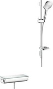 Hansgrohe Raindance Select E, sprchová souprava 120 3jet na zeď s termostatem Ecostat Select a sprchovou tyčí 65 cm, chromová, HAN-27038000