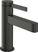 Hansgrohe Finoris - Umyvadlová baterie s výpustí Push-Open, EcoSmart, CoolStart, kartáčovaný černý chrom 76012340