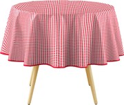 Kulatý ubrus MINI VICHY, Ø 160 cm, kostka