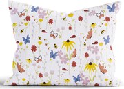 MK Lůžkoviny Bavlněný povlak na polštář Renforcé 70 x 90 cm - Motýlci