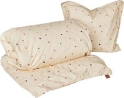 Krémové bavlněné dětské povlečení do postýlky 70x100 cm Konfetti – OYOY Mini