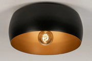 Stropní svítidlo do obýváku Bond Black and Gold 45