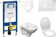 Cenově zvýhodněný závěsný WC set Geberit do lehkých stěn / předstěnová montáž + WC Ceramia S-Line Pro 111.355.00.5ND1