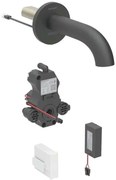 Geberit Piave - Elektronická umyvadlová baterie pod omítku, bateriové napájení, easy to clean, matná černá 116.264.14.1