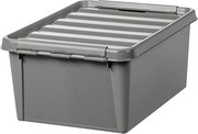 Smartstore Taupe Box s víkem, 40 × 30 × 18 cm, 14 l, šedá