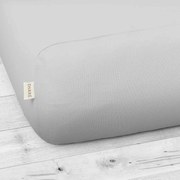 Jersey prostěradlo světle šedé na výšku matrace do 20 cm Velikost: 60 x 120