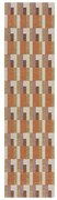 Běhoun v oranžovo-přírodní barvě 60x230 cm Riley Block Geo – Flair Rugs