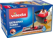 Vileda Sada plochého mopu s kbelíkem Ultramax TURBO Microfibre 2v1