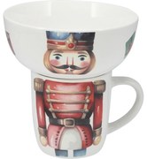 Snídaňová sada Louskáček, 2 ks, porcelán