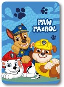 Deka dětská Paw Patrol  modrá flecee  140x100cm Faro