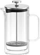 Siguro french press z dvojitého skla double delight, 1 l