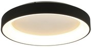 Mantra 8639 Niseko II, stropní kruhové svítidlo LED 78W, 2700-5000K, dálk. ovládání, černá, průměr 90cm