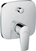 Hansgrohe Talis E, páková vanová baterie pod omítku s přepínačem pro 2 tělesa, chromová, 71745000