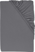 Livarno® Žerzejové napínací prostěradlo, 140–160 x 200 cm (světle šedá)