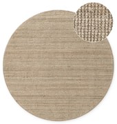 Jutový kulatý koberec taupe ø 200 cm Bouclé Jaipur – Hanse Home