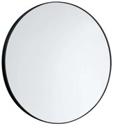 Aqualine Zrcadla - Zrcadlo, průměr 60 cm, černá 6000