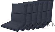 Doppler CITY 4412 - set 6 ks polstrů na křeslo s nízkým opěradlem