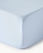 Napínací prostěradlo z praného lnu na kontinentální postel Airy