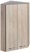 Aqualine Keramia Fresh - Skříňka rohová 35x76x35 cm, dub platin 50333