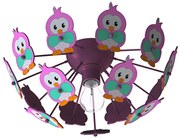 Eglo 95637 - Dětské stropní svítidlo VIKI 2 1xE27/60W/230V růžová 95637