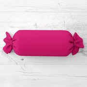 Biante Polštář válec bonbon Rongo RG-096 Fuchsiový 15x40 cm
