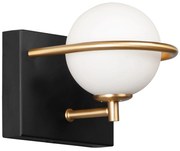 Toolight Moderní nástěnná lampa APP1220-1W Black Gold