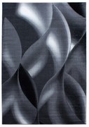 Ayyildiz, Kusový koberec Plus 8008 black, 80x150, šedá, chodba / předsíň