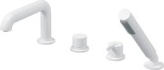 Deante Bath mixer, 4-hole, with shower set