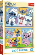 Trefl Puzzle 2x70 Lilo&Stitch - Se Stitchem není nuda