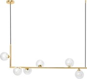Toolight - Závěsné svítidlo 6xG9 25W APP690-6CP, zlatá, OSW-05470