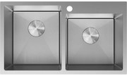 Mexen Xorin dřez ocelový 2-komorový 780 x 450 mm, inox HC -6441782000-01HC