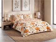 Flanelové povlečení PUMPKINS & STRIPES barevné Rozměr povlečení: 70 x 90 cm | 140 x 200 cm