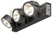 SLV 1000131 Kalu, černá LED bodovka, 3x10W 60° LED 3000K, výška 16,5cm