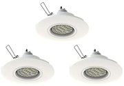 Eglo 78704 - SADA 3x LED Podhledové svítidlo PENETO 1xGU10/3,3W/230V bílá