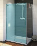 Gelco Dragon - Boční stěna 100 cm, Coated Glass, chrom/čiré sklo GD7210