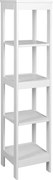 Aqualine Aqualine, ETIDE policový regál vysoký 36x152x36 cm, bílá mat, ET156