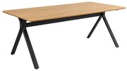 Jídelní stůl s deskou v dubovém dekoru 100x200 cm Bristol – Actona