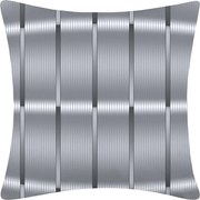 Saténový povlak na polštář Stefano - šedý Velikost: atypický 50 x 50