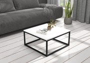 ADRK Furniture Konferenční stolek BELTEN 65x65 CT-BEL-B-W