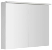 Aqualine KAWA - Zrcadlová skříňka s LED osvětlením 70x80x22 cm, bílá WGL80S