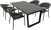 Doppler LIVORNO MELIA LIKA-TEX® zahradní sedací souprava 4+1 antracit
