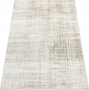 Velký Koberec do obývacího pokoje 200x280 cm Designový moderní Glamour Béžový