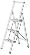 Bílé kovové schůdky 127 cm – Wenko