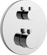 Sapho - Termostatická baterie pod omítku, box, pro 2 spotřebiče, chrom RH396